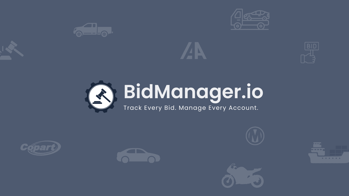BidManager.io — Share Copart, IAAI, Edge Pipeline & Manheim Accounts ...